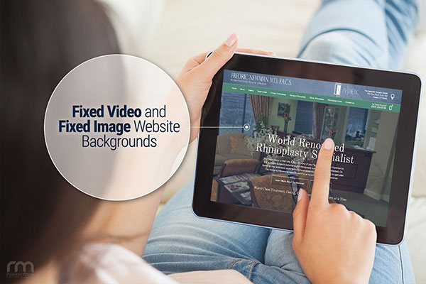 Fixed Video and Fixed Image Website Backgrounds
