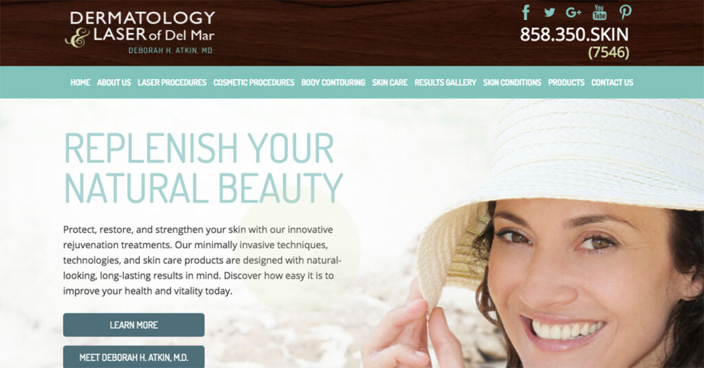 Del Mar Dermatologist Unveils New Responsive Website | Rosemont Media