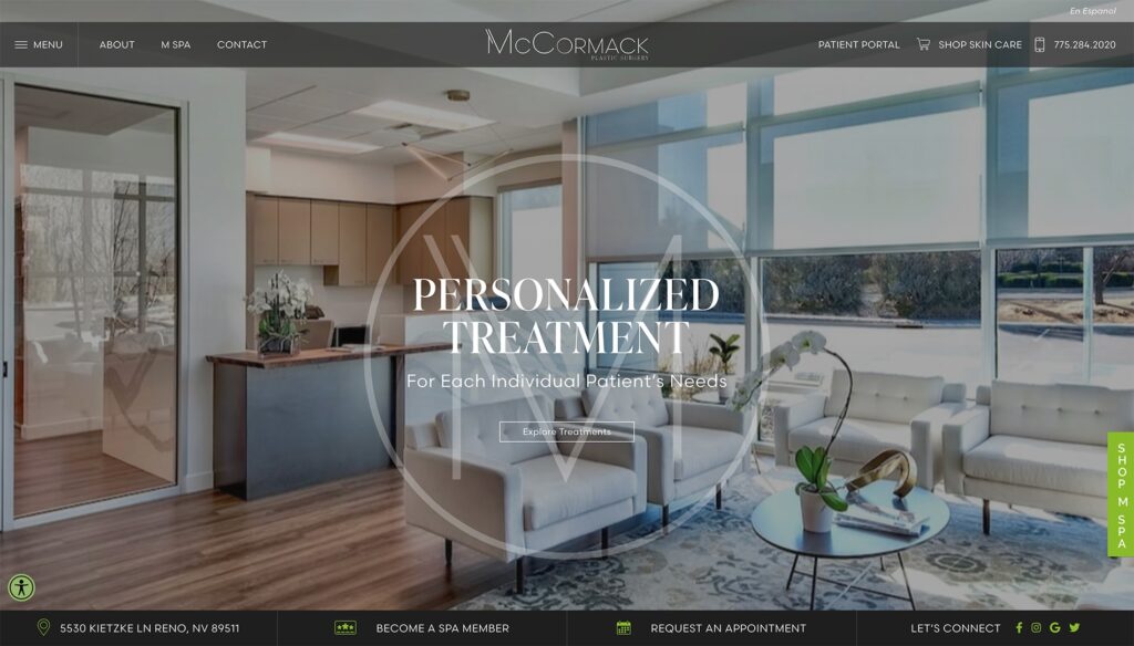 Reno Plastic Surgeon Unveils Responsive Medical Website Design